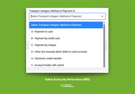 Hmrc Safety And Security Gb Entry Summary Declaration Ens Data Entry And Fields Requirement