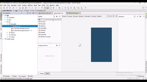android gradient button youtube