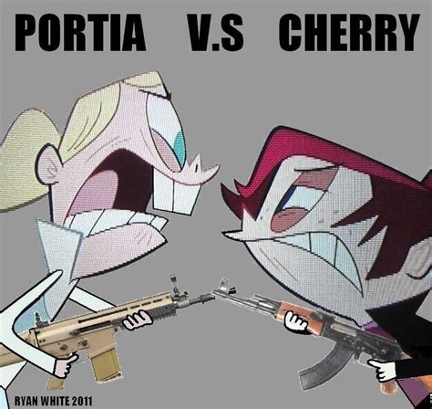 The Mighty B Portia Vs Cherry By Rwartwork On Deviantart