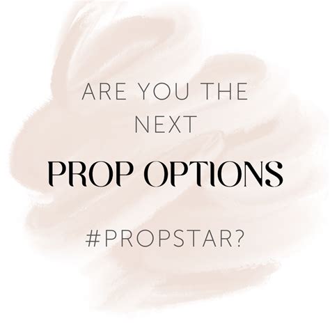 The Propstars 2022 Prop Options