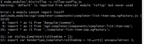 Rollup Error Module Cannot Import Itself · Issue 254 · Oferhng2 Completer · Github