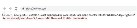 unable to access salesforce user dont have valid role and profile