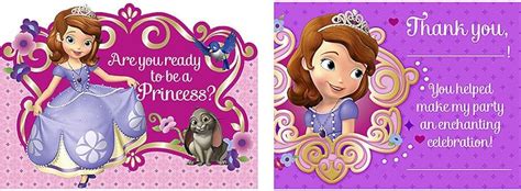 Sofia The First Handmade Invitations
