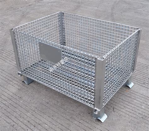 网格料箱 折叠式网格料箱 网箱托盘 折叠式网箱托盘 铁筐 折叠式铁筐 金属周转筐 网式托盘 折叠铁框 折叠式网箱 钢制料箱025 88802418 南京特蕾莎生产