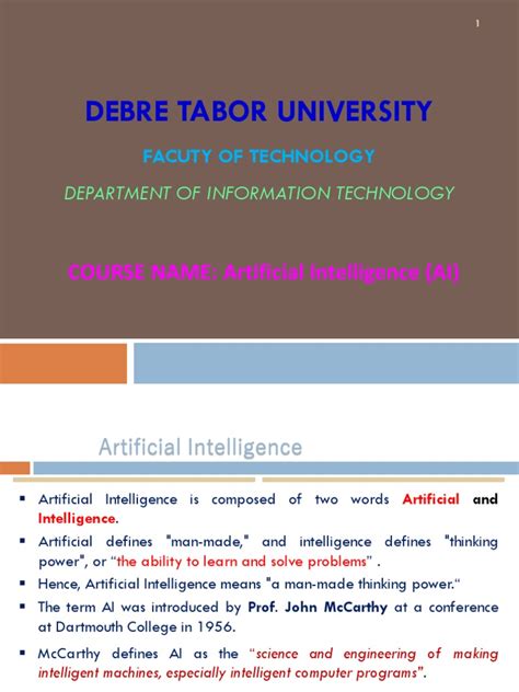 Chapter One Pdf Artificial Intelligence Intelligence Ai And Semantics
