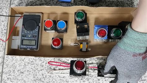 조광형 누름 버튼 스위치 구조 및 주의사항 Youtube