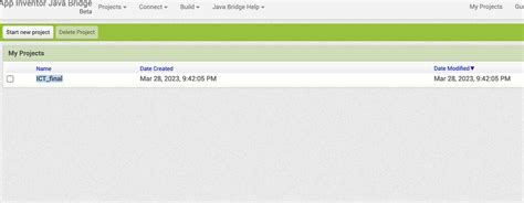 App Inventor Java Bridge An Internal Error Has Occurred Mit App