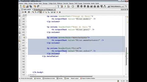 Datatable Simples No Primefaces Youtube