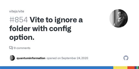 vite to ignore a folder with config option · issue 854 · vitejs vite