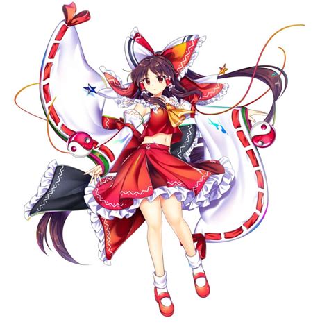 Rotte 1109 Hakurei Reimu Touhou Touhou Lostword Red Footwear Highres Third Party Source