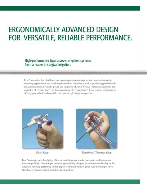 Laparoscopic Irrigation Systems Brochure Pdf