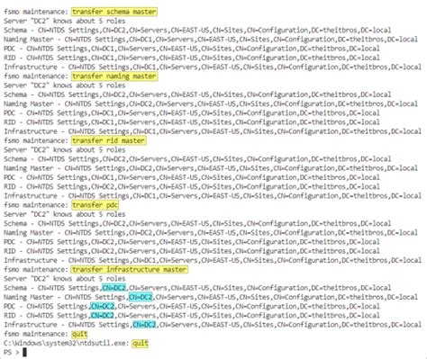 Using Ntdsutil Tool To Manage Active Directory TheITBros
