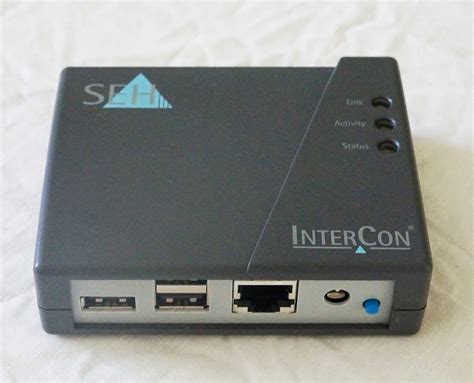 SEH INTERCON GIGABIT USB 10 100 1000TX IPV4 IPV6 USB2 0 PRINT SERVER PS1103