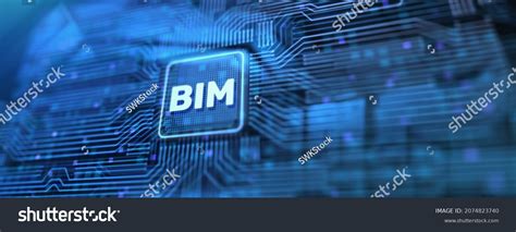 Bim Building Information Modeling Software System Stock Illustration 2074823740 Shutterstock