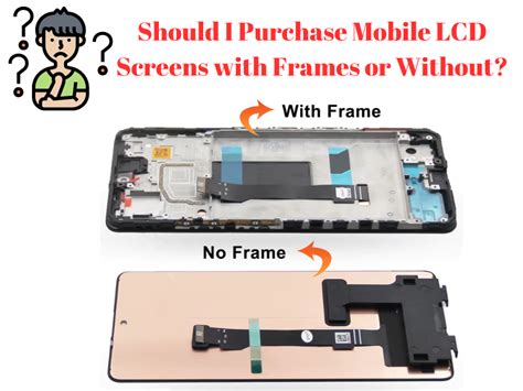 Purchase Mobile Lcd Screens With Frames Or Without