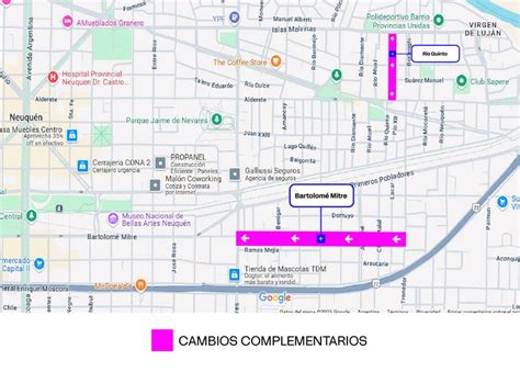Un Mapa Para Entender El Cambio De Sentido De Las Calles De Neuquén Capital