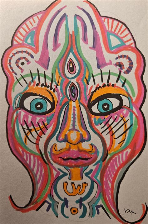 Dmt Face In The Mirror By Ran Dahl On Deviantart