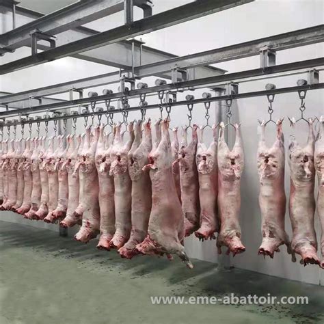 Meat Processing Carcass Automatic Chilling Convey Rail Goat