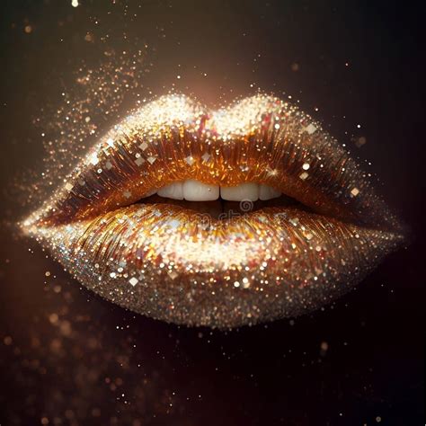 Closeup View Of Sexual Beautiful Female Open Closed Lips Isolated Glossy Lips Concept Female