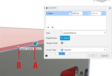 Solved Cannot Chamfer Edges Autodesk Community