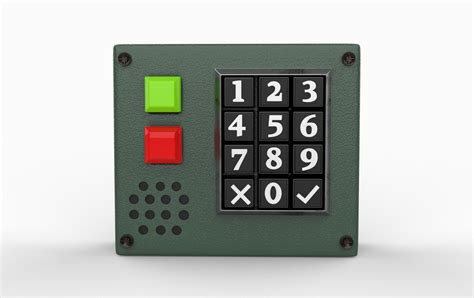 3d Keypad 3d Model Turbosquid 2342804