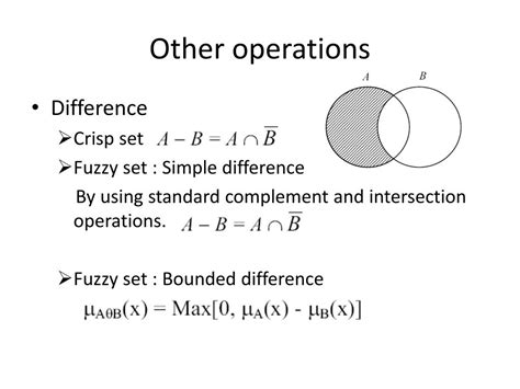 ppt chapter 2 the operations of fuzzy set powerpoint presentation