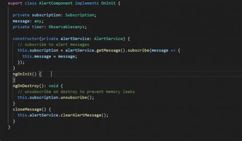How To Create Subscribe Custom Alert Services With Angular 8 Tutorial
