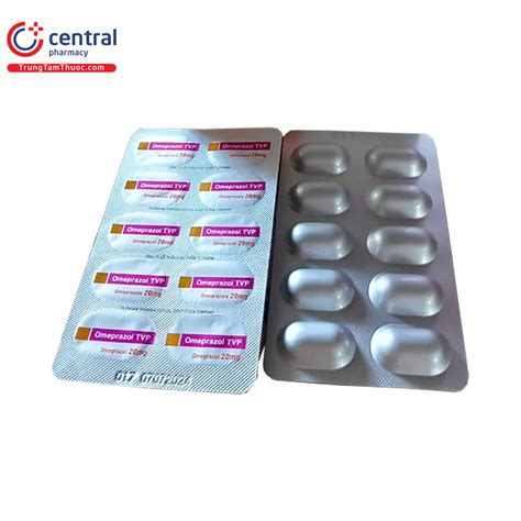 ChÍnh HÃng Thuốc Omeprazol Tvp 20mg Dự Phòng điều Trị Viêm Dạ Dày