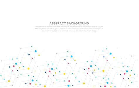 Premium Vector Abstract Digital Technology Geometric Background And Connecting Dots Points And