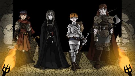 A Redesign Of The First Games Main Characters By Me R Fearandhunger