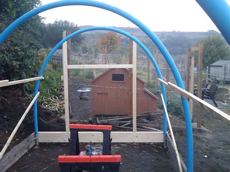 PAULS ALLOTMENT DIARY Build Your Own Poly Tunnel