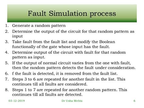 Fault Simulation Testing Of Vlsi Design