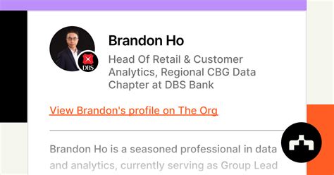 Brandon Ho Head Of Retail And Customer Analytics Regional Cbg Data