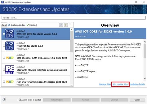 Getting Started With S32k3 Aws Iot Core Nxp 半导体