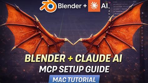 Blender Claude Ai Mcp Setup For Mac Full Tutorial For Beginners