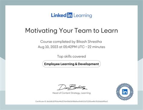 bikash shrestha on linkedin certificate of completion