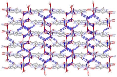 Side View Of Crystal Structure In 1 Down To Crystallographically B