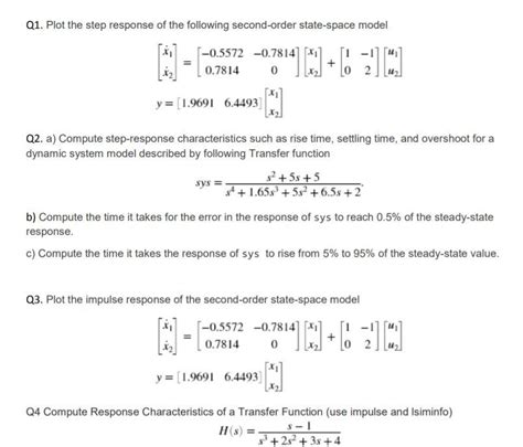 Solved Entire Questions Needs To Be Done Using Simulink Not Chegg