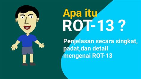 Apa Itu Cipher Rot 13 Ini Penjelasannya Youtube