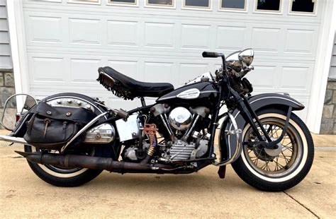 1946 Harley Davidson Fl Knucklehead 74ci