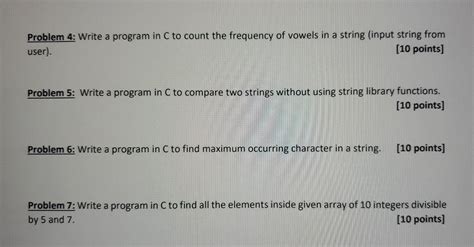 Solved Problem Write A Program In C To Count The Chegg