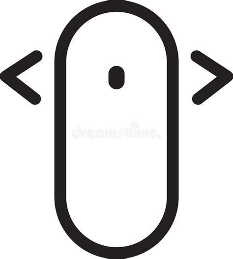 Scrolling Mouse Cursor Vector Mouse Rotation Icon For PC Flipping In Different Directions