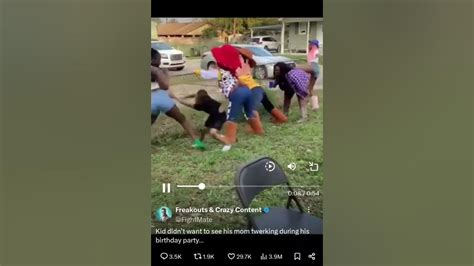 Mom Twerks At Sons Bday Party He Tries To Stop Her And Is Kicked Smh