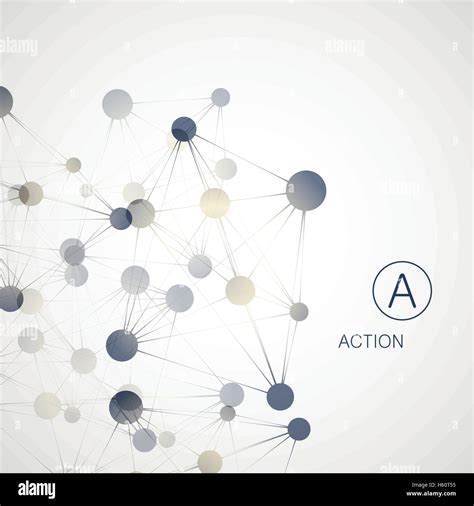 Dynamic Molecule Structure Science And Connection Concept Neurons