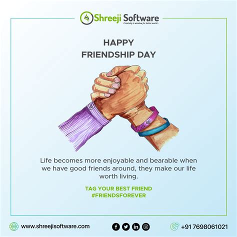 Shreeji Software On Linkedin Shreejisoftware Happyfriendshipday
