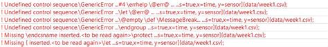 Pgfplots Udefined Control Sequence Generic Error Tex Latex Stack