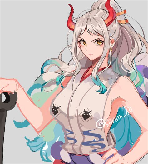 Yamato One Piece Drawn By Joman Danbooru