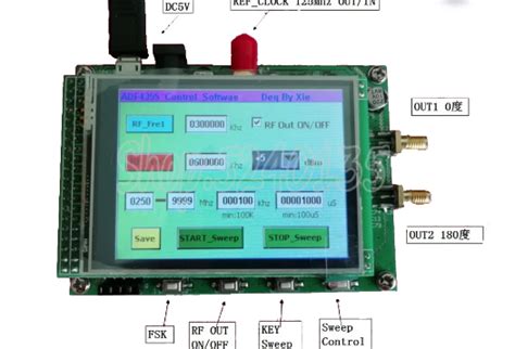 ADF Mhz G Sweep RF Signal Generator VCO PLL Jammer Frequency Mind Control