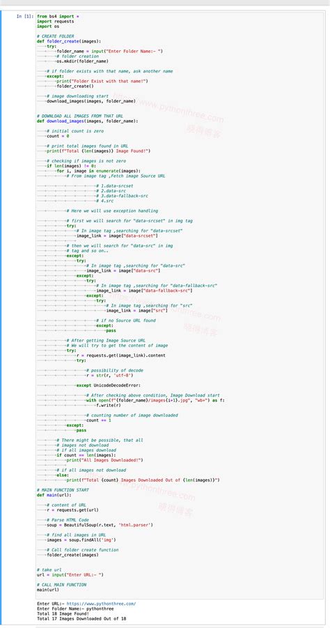 如何用python下载网页上图像 晓得博客 Beautiful Soup教程