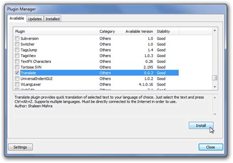 Translate Notepad Plugin Simplifying Text Editing Functions